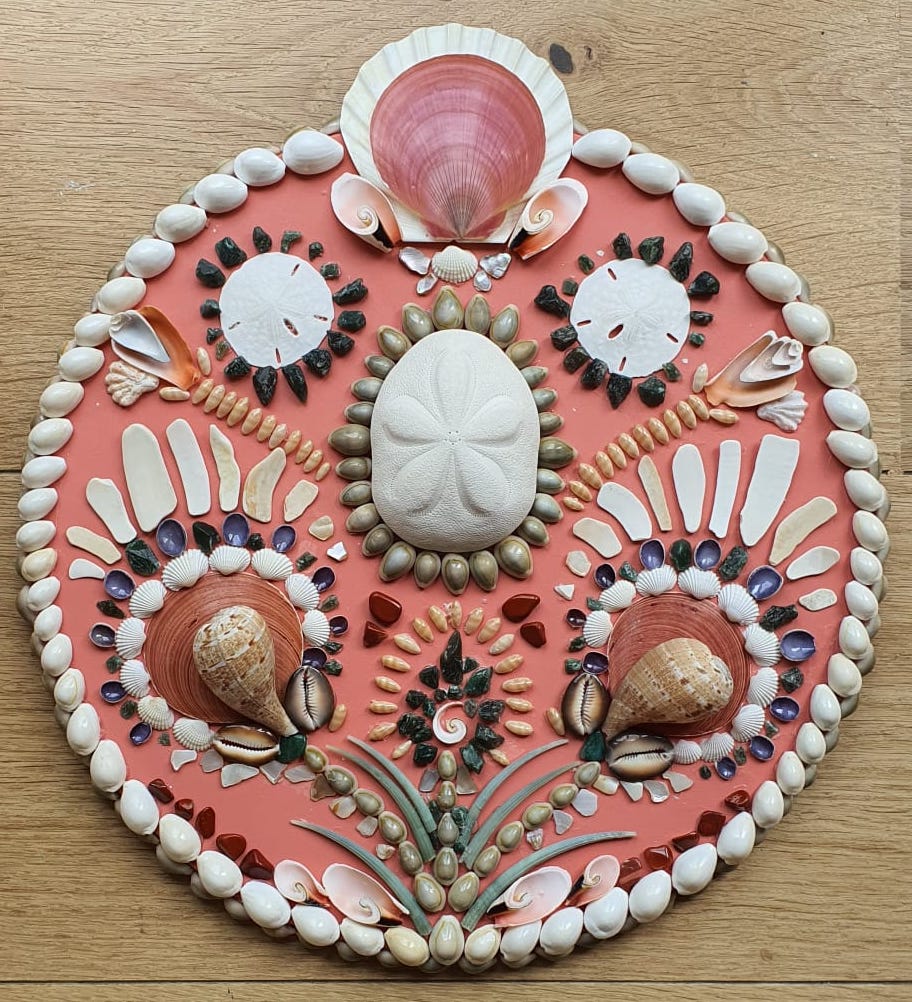 Mini Coral Round Shell Panel - Original – LULU DK