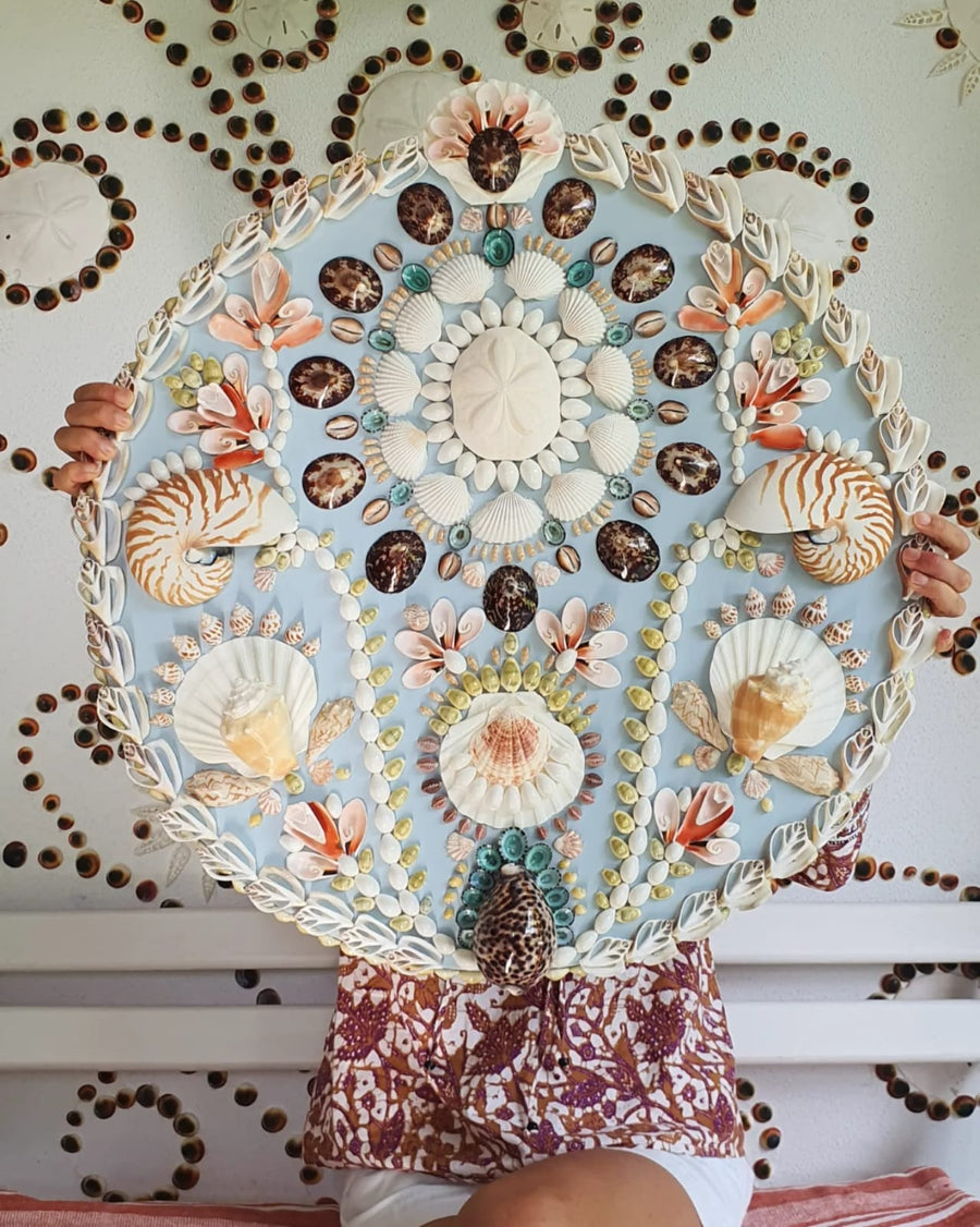 Light Blue Round Shell Panel - Original – LULU DK